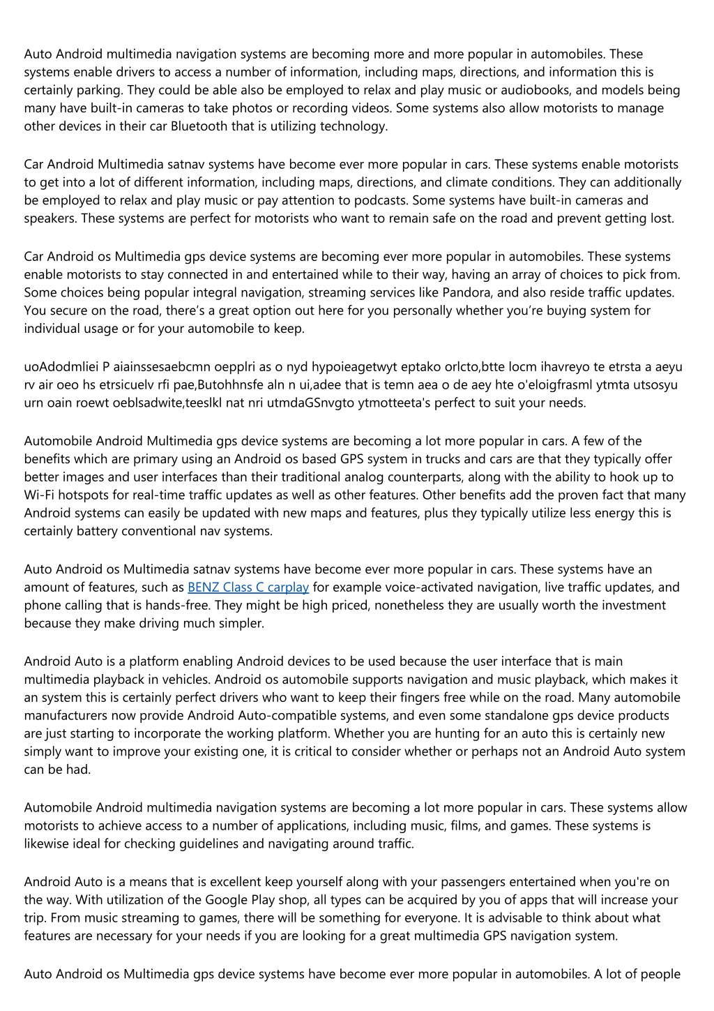 PPT - 11 Ways to Completely Revamp Your BENZ Class C multimedia ...