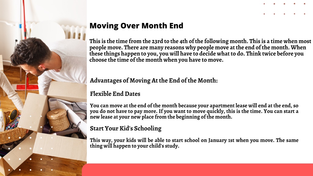 PPT - When to Move Month End or Mid-Month & Weekend or Weekdays ...