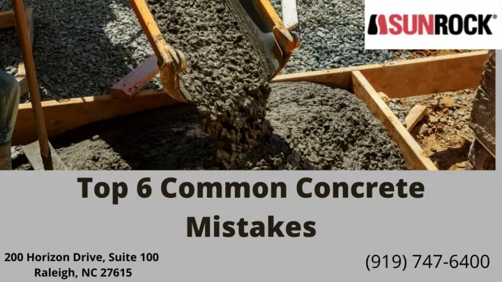 PPT - Top 6 Common Concrete Mistakes PowerPoint Presentation, free ...