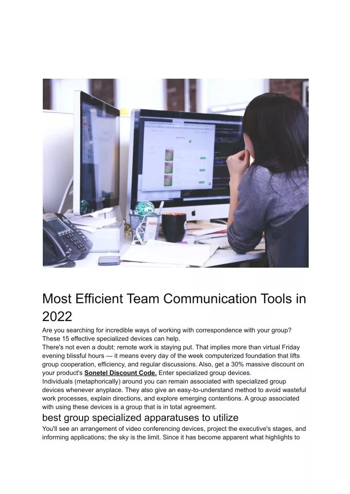 PPT - Most Efficient Team Communication Tools in 2022 PowerPoint ...