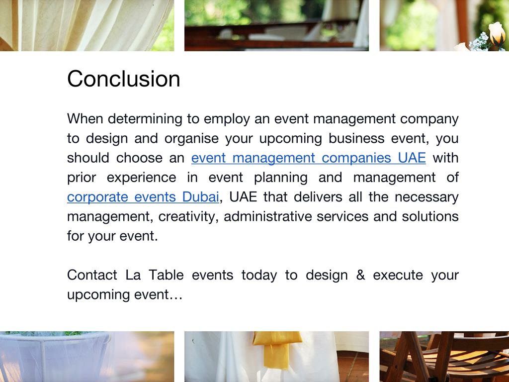 PPT - How Event Management Companies Can Benefit Your Business _ Event ...