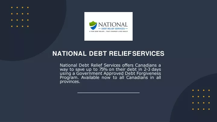 PPT - Government Debt Relief Programs PowerPoint Presentation, free ...
