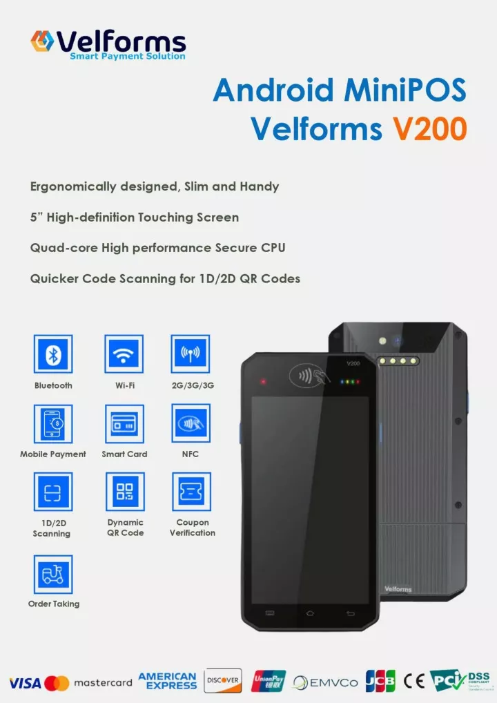 PPT - Digital Payment V200 | Mini POS | Velforms Technologies ...