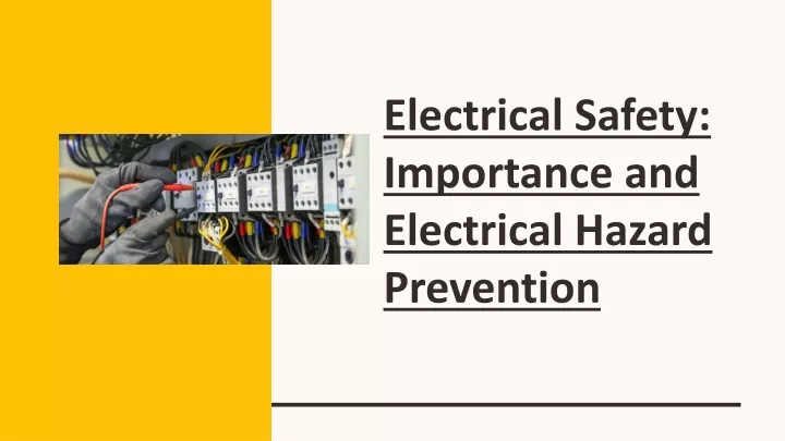 PPT - Electrical Safety PowerPoint Presentation, free download - ID ...