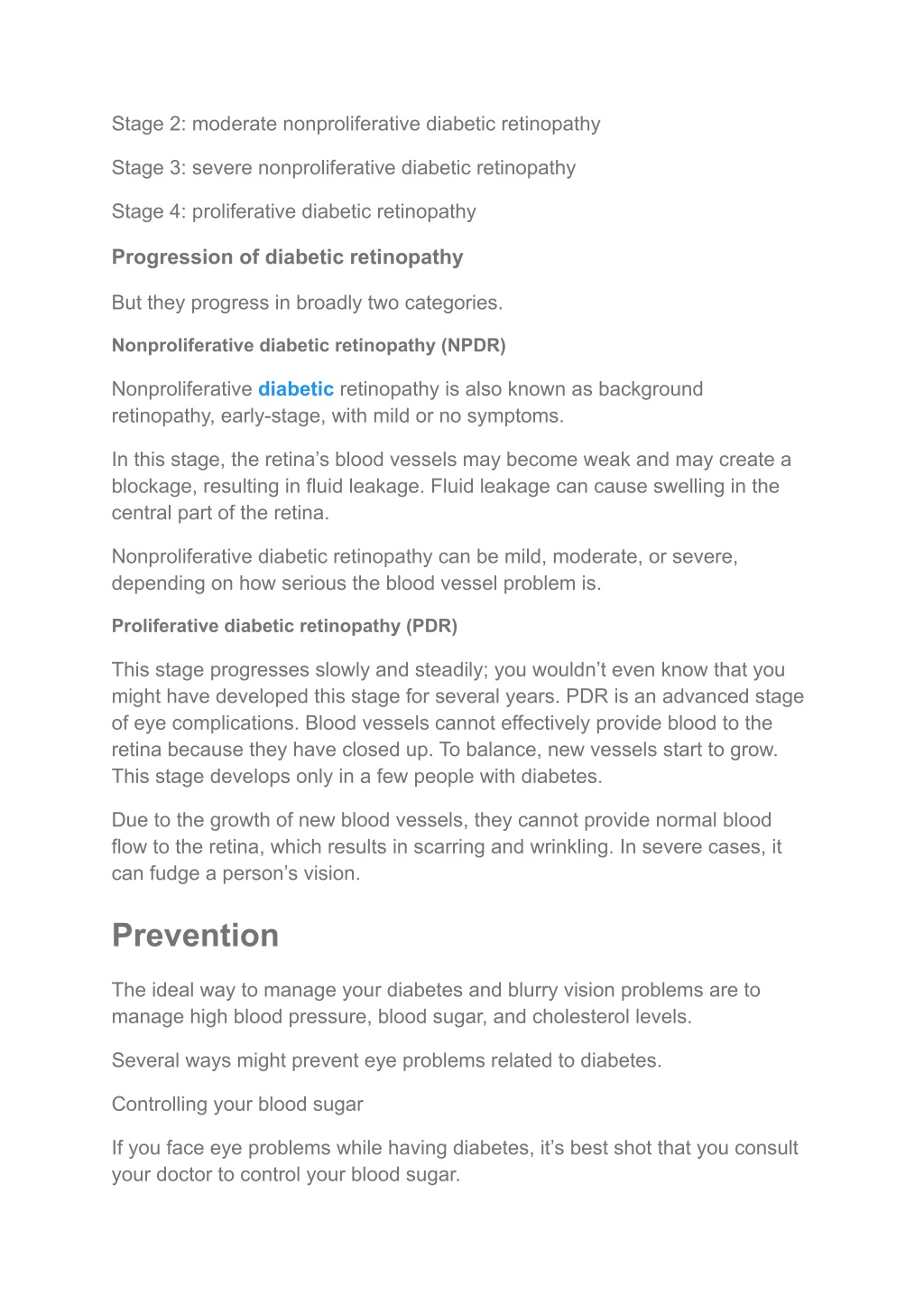 PPT - What you need to know about Diabetes And Blurry Vision PowerPoint ...