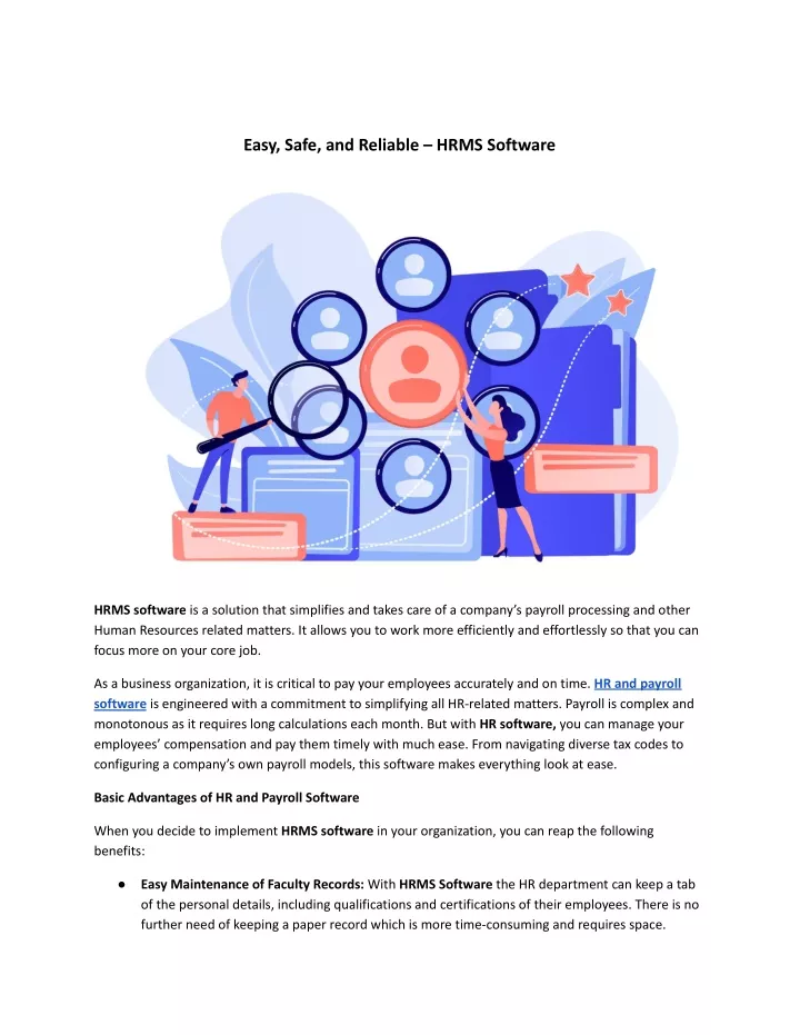PPT - Easy, Safe, and Reliable – HRMS Software.docx PowerPoint ...