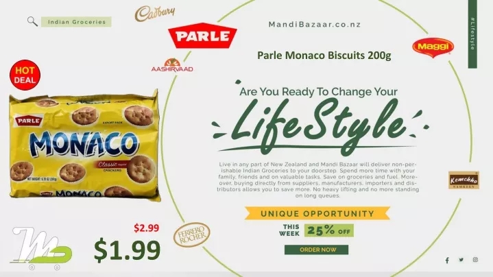 PPT - Parle Monaco Biscuits 200g - Indian Groceries in New Zealand ...