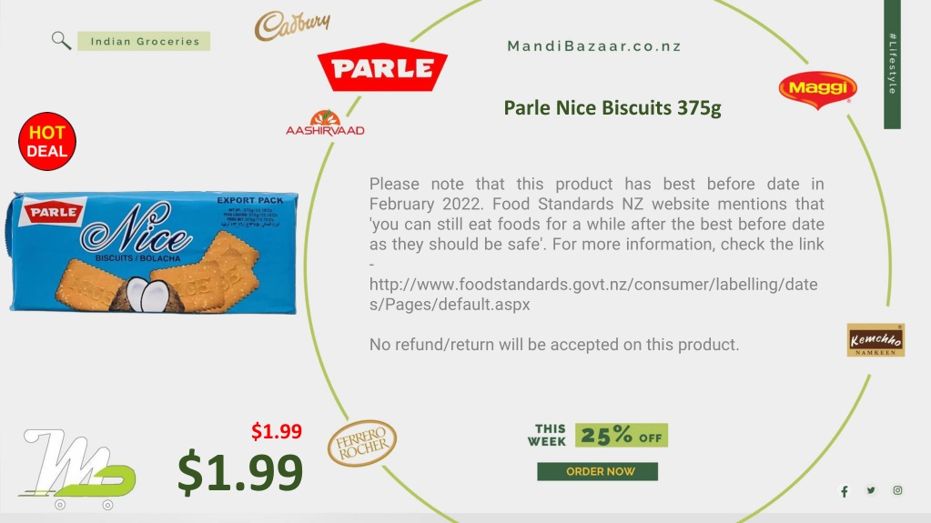 PPT - Parle Nice Biscuits 375g - Indian Groceries in New Zealand ...