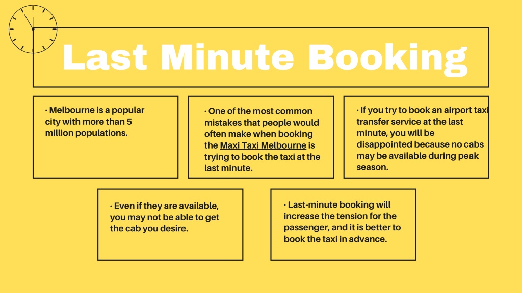 PPT - What are the common mistakes to avoid while booking the taxi ...
