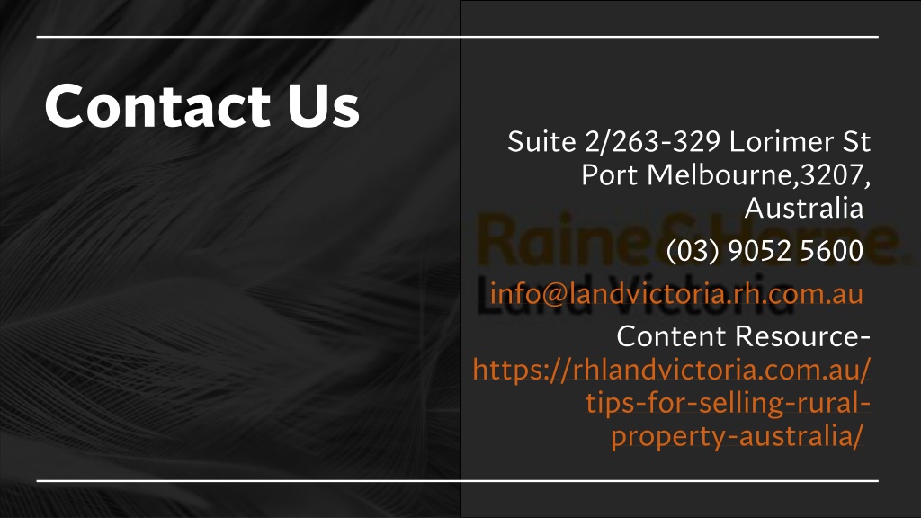 PPT - Tips For Selling Rural Property Australia PowerPoint Presentation ...