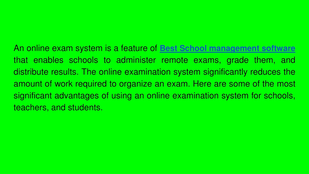 PPT - Online Examination system School ERP software PowerPoint ... PPT - Online Examination system School ERP software PowerPoint ...