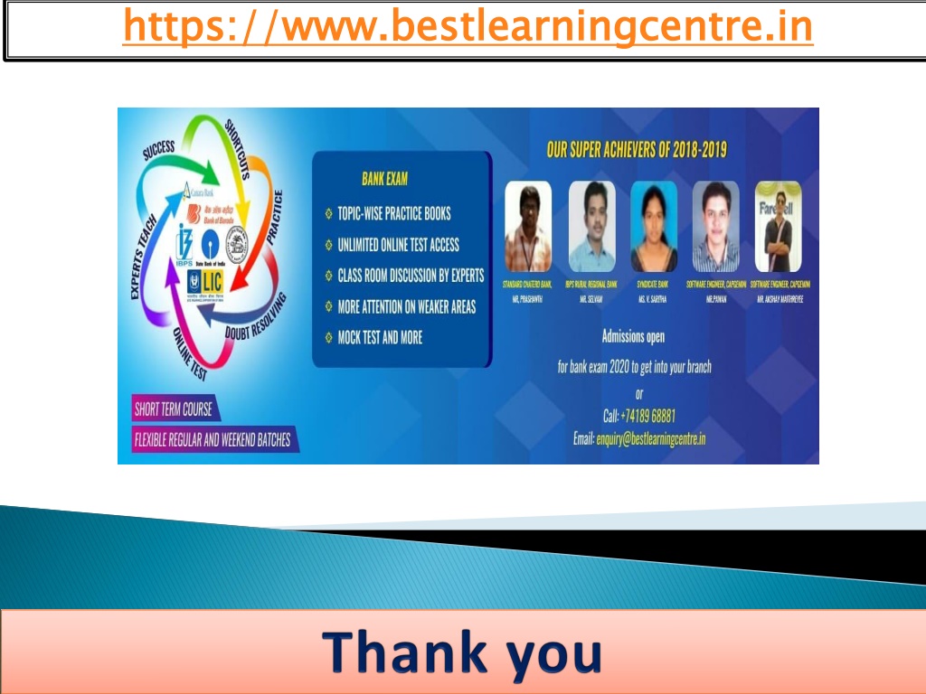 PPT - Best Bank Exam Coaching Centre In Chennai | Banking Institute in ...