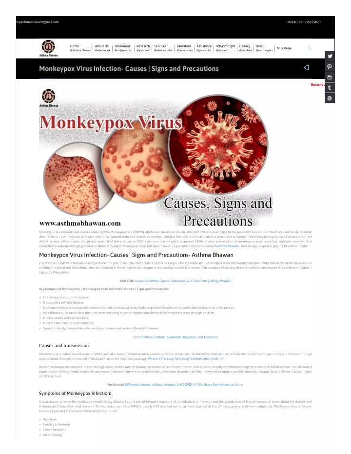 PPT - Monkeypox Virus Infection- Causes- Signs and Precautions PowerPoint Presentation - ID:11362632