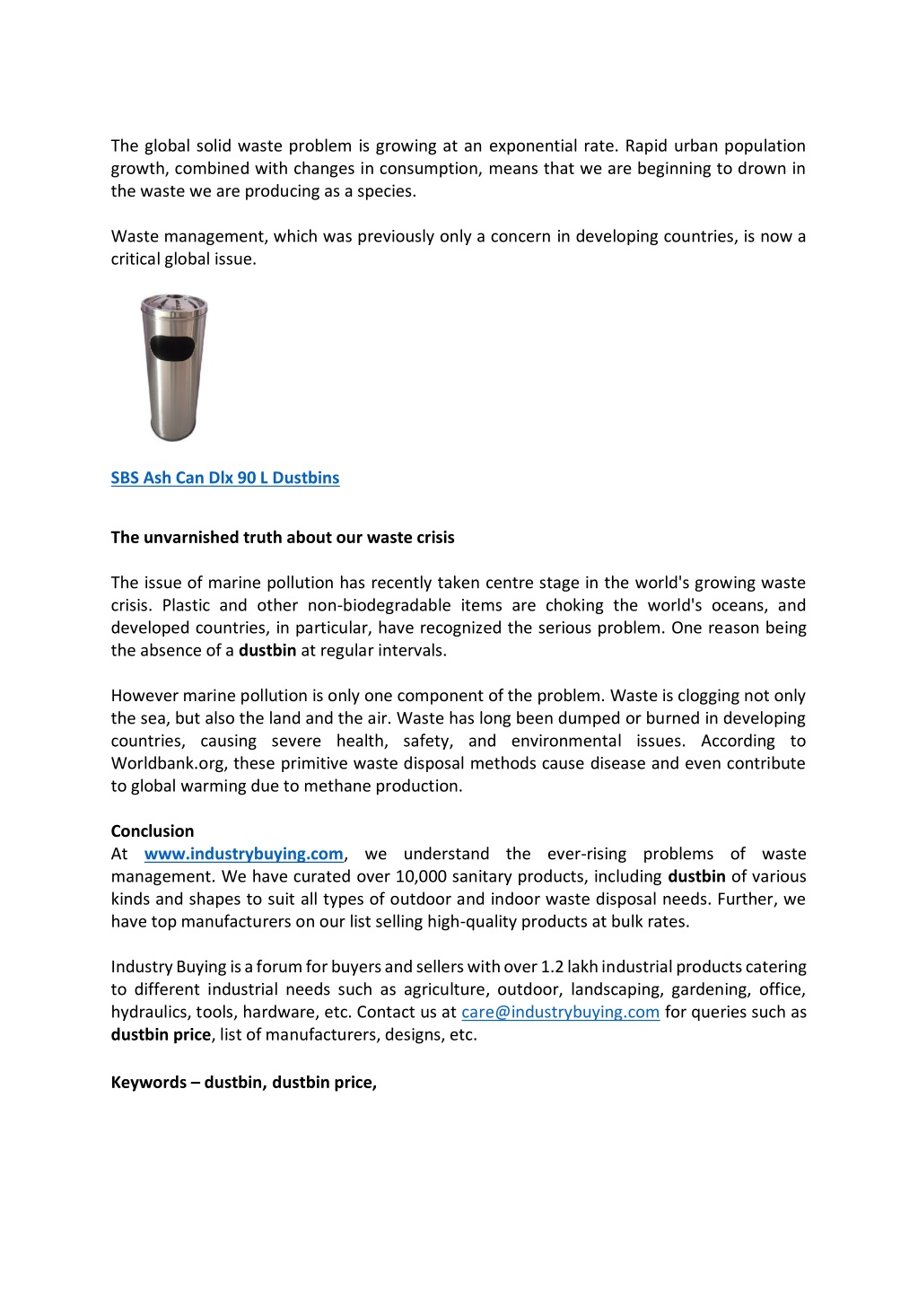 PPT - Why Solid Waste Management is Critical PowerPoint Presentation ...