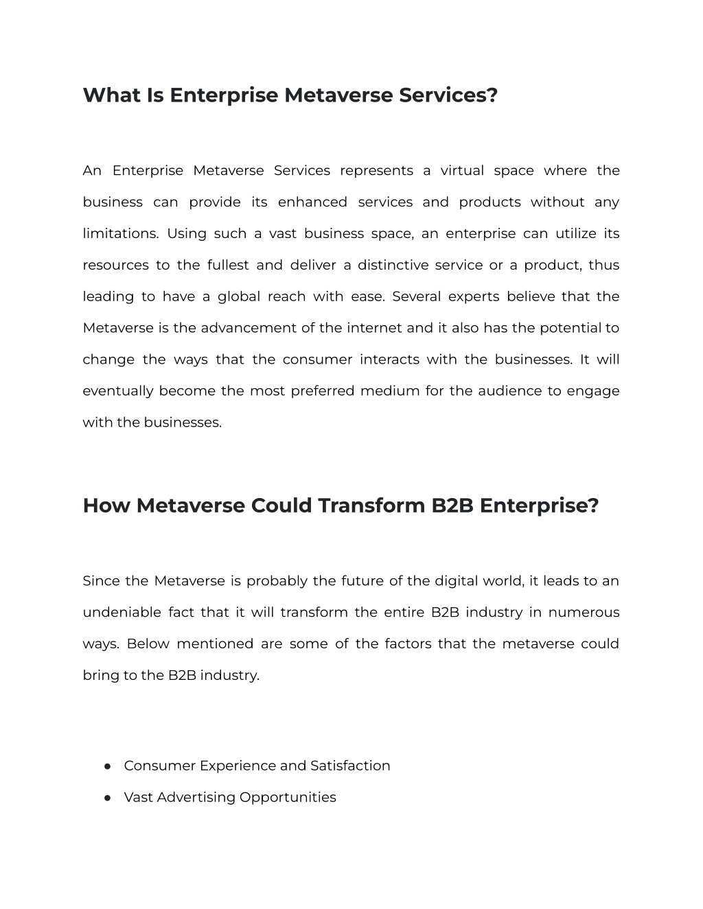 PPT - Enterprise Metaverse Services and Solutions - Embrace Your ...