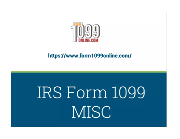 PPT - 1099 MISC Form - Free Fillable 1099 MISC Form 2022 PowerPoint ... PPT - 1099 MISC Form - Free Fillable 1099 MISC Form 2022 PowerPoint ...
