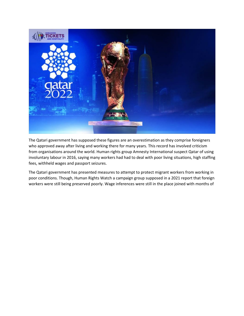 PPT - Why is the Qatar Football World Cup being held in Qatar ...