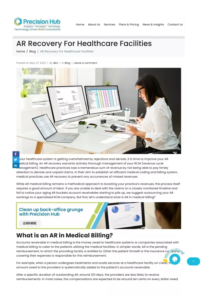 PPT - All About Accounts Receivable (AR) Recovery in Medical Billing ...