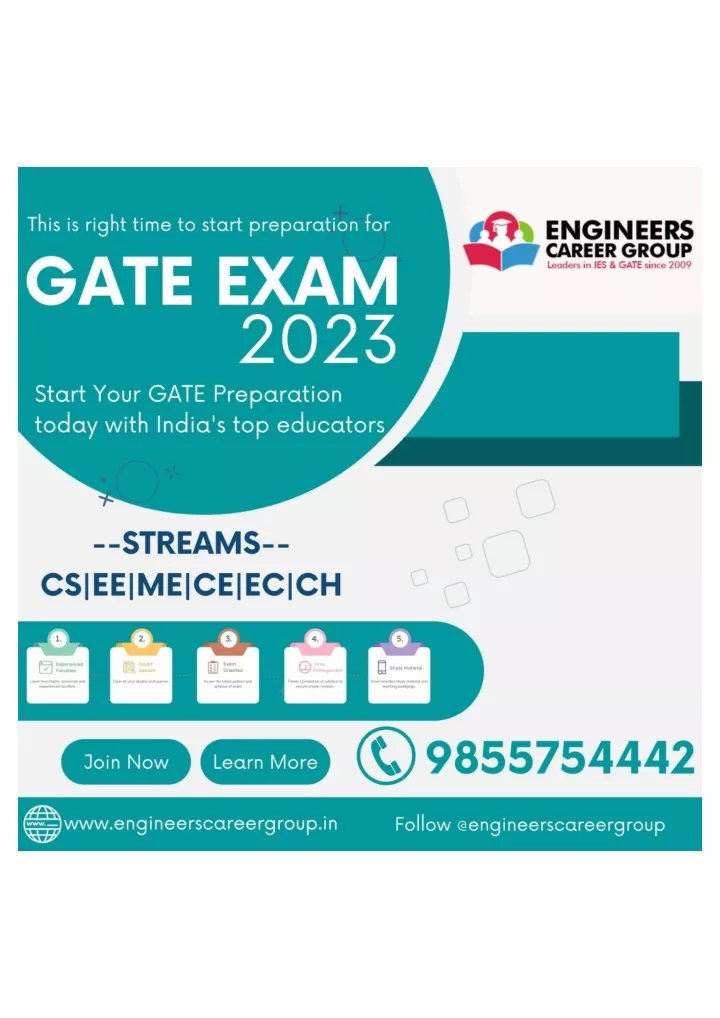 PPT - Best GATE Coaching In Chandigarh PowerPoint Presentation, free ...