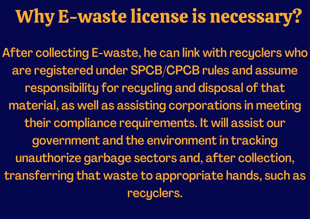 PPT - What is the process of E-waste License in Delhi? PowerPoint ...