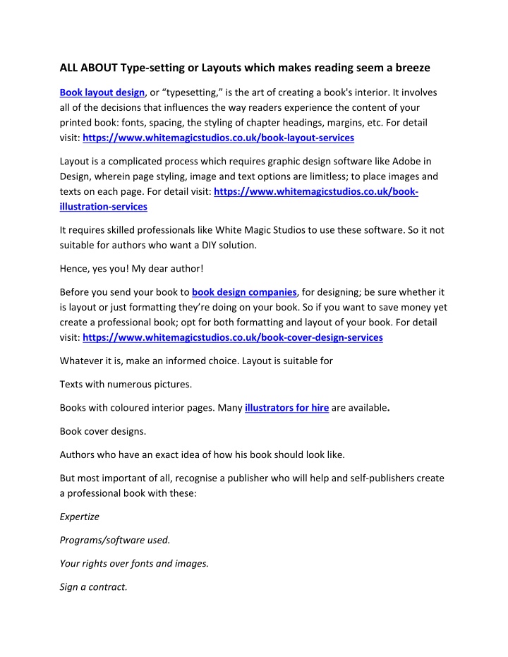 PPT - ALL ABOUT Type-setting or Layouts which makes reading seem a ...