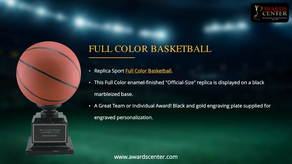 PPT - Sport Balls Trophies Series from Awards Center PowerPoint ...