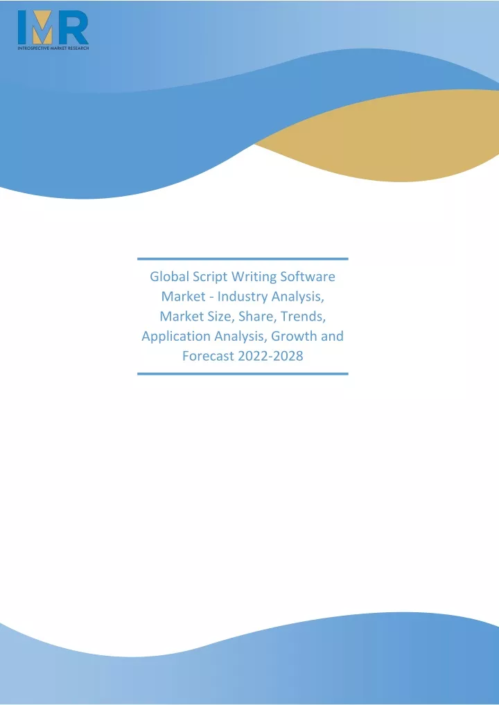 PPT - Script Writing Software PowerPoint Presentation, free download ...