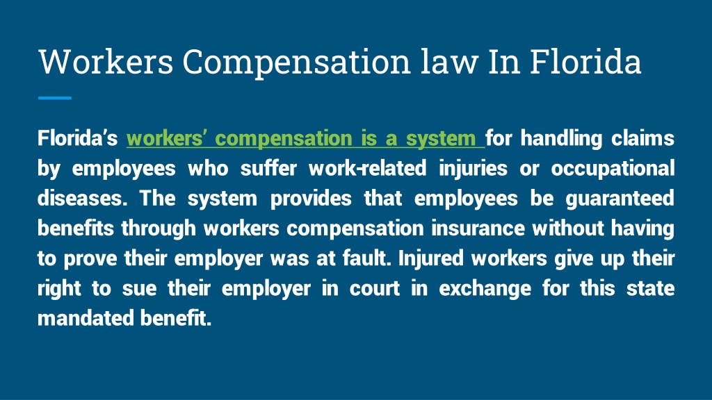 PPT - Florida Workers Compensation Lawyers PowerPoint Presentation ...