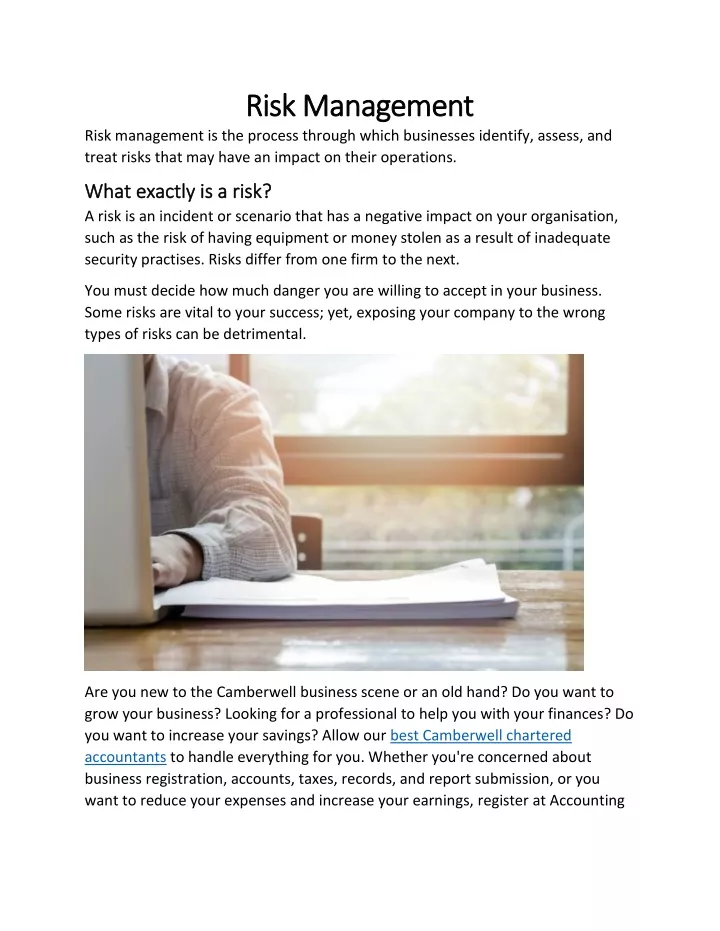 PPT - Risk Management 1 PowerPoint Presentation, free download - ID ...