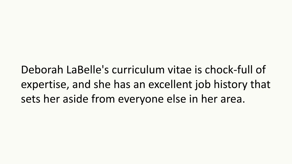 PPT - Deborah LaBelle - Partner at Law Offices of Deborah LaBelle ...