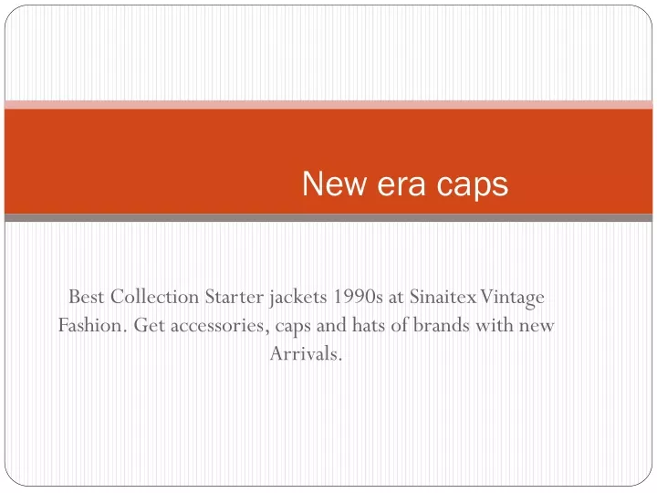 PPT - New Era Hats PowerPoint Presentation, free download - ID:11371473