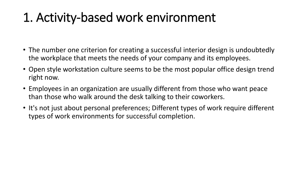 PPT - Office interior design: looking beyond the use of fashion trends ...