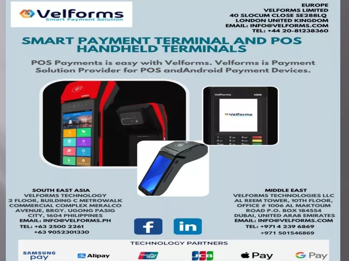PPT - Smart Payment Terminals | Velforms Technologies PowerPoint Presentation - ID:11374162