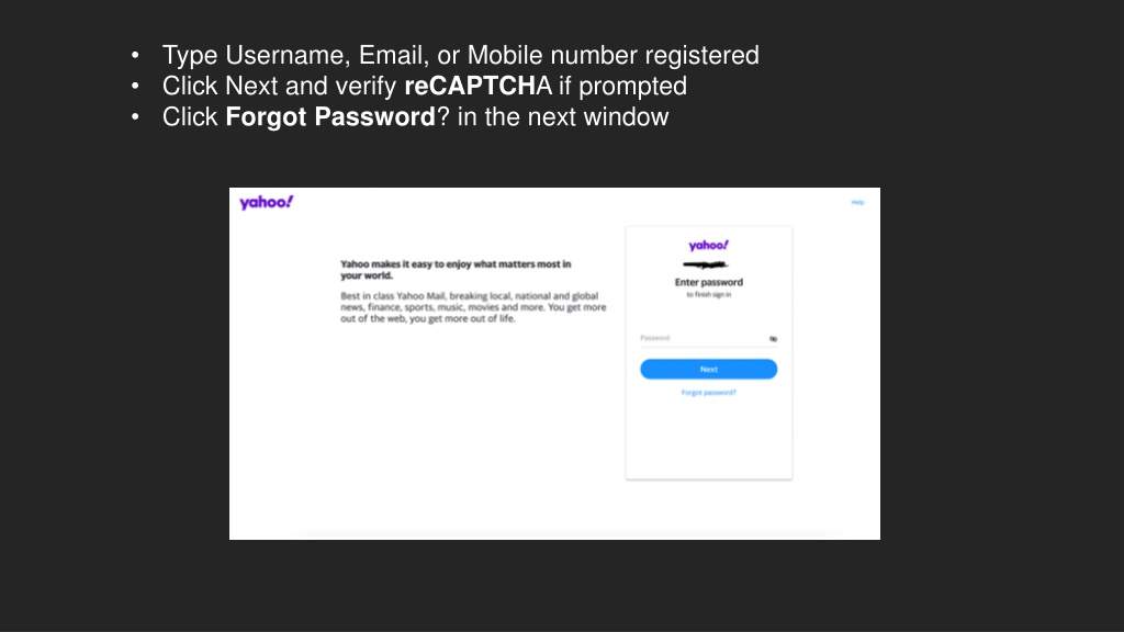 PPT - How Can I Reset Yahoo Mail Password - Reset Yahoo Account ...