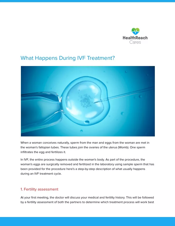 PPT - What Happens During IVF Treatment PowerPoint Presentation, free ...