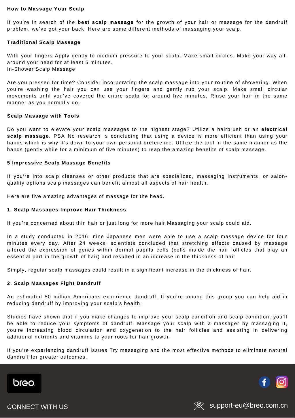 Ppt 5 Scalp Massage Benefits For Longer Thicker Hair Powerpoint