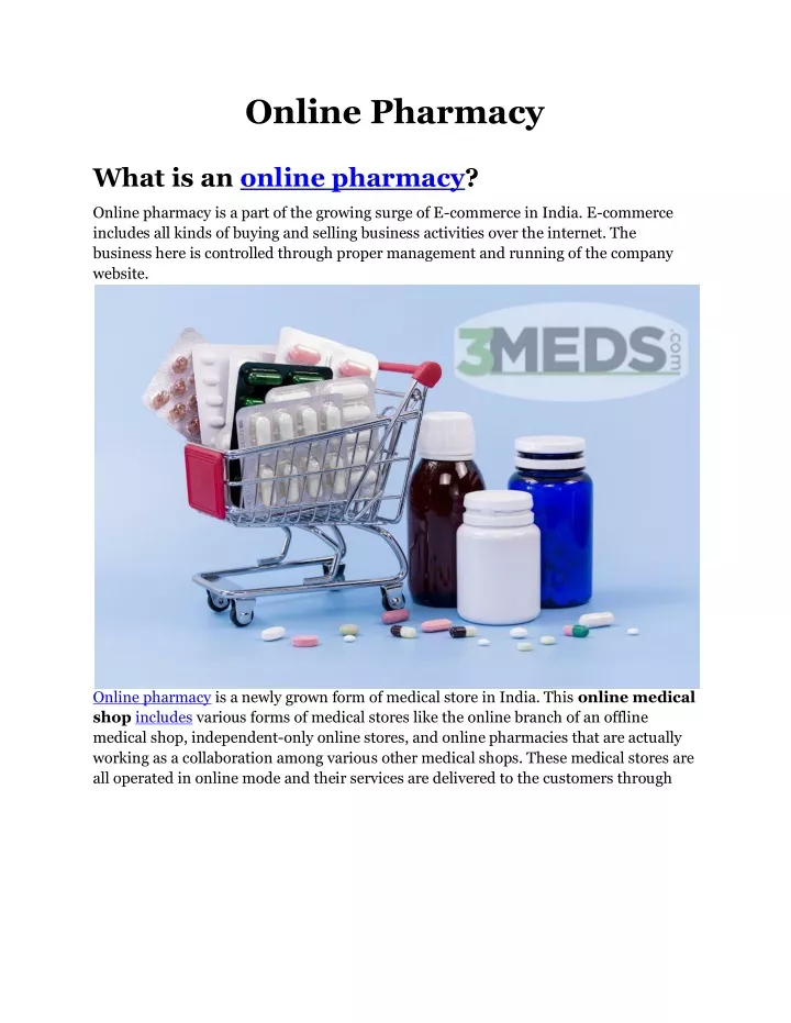 PPT - Online Medical Store, Online Medicine Order PowerPoint ...