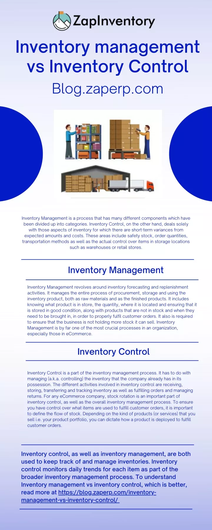 PPT - Inventory management vs Inventory Control - Blog.zaperp.com ...