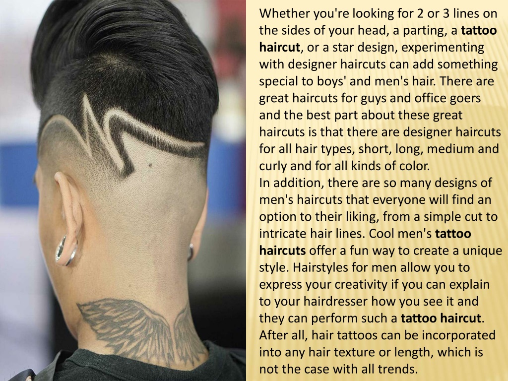 PPT - What is a tattoo haircut? PowerPoint Presentation, free download ...