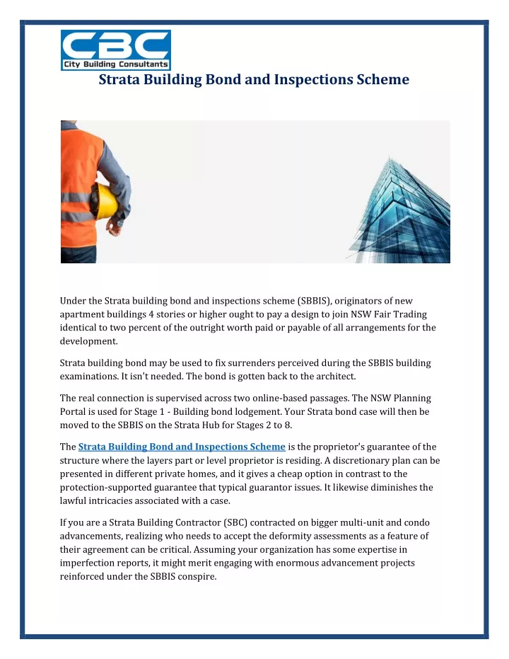 PPT - Strata building bond and inspections scheme PowerPoint ...