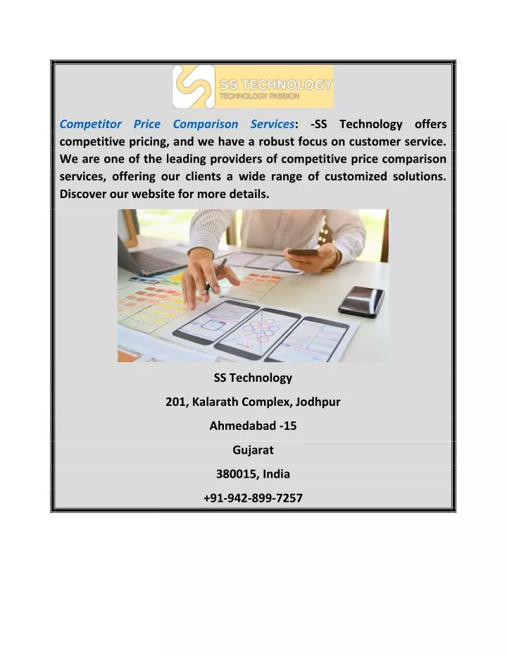 PPT - Competitor Price Comparison Services |SS Technology PowerPoint ...