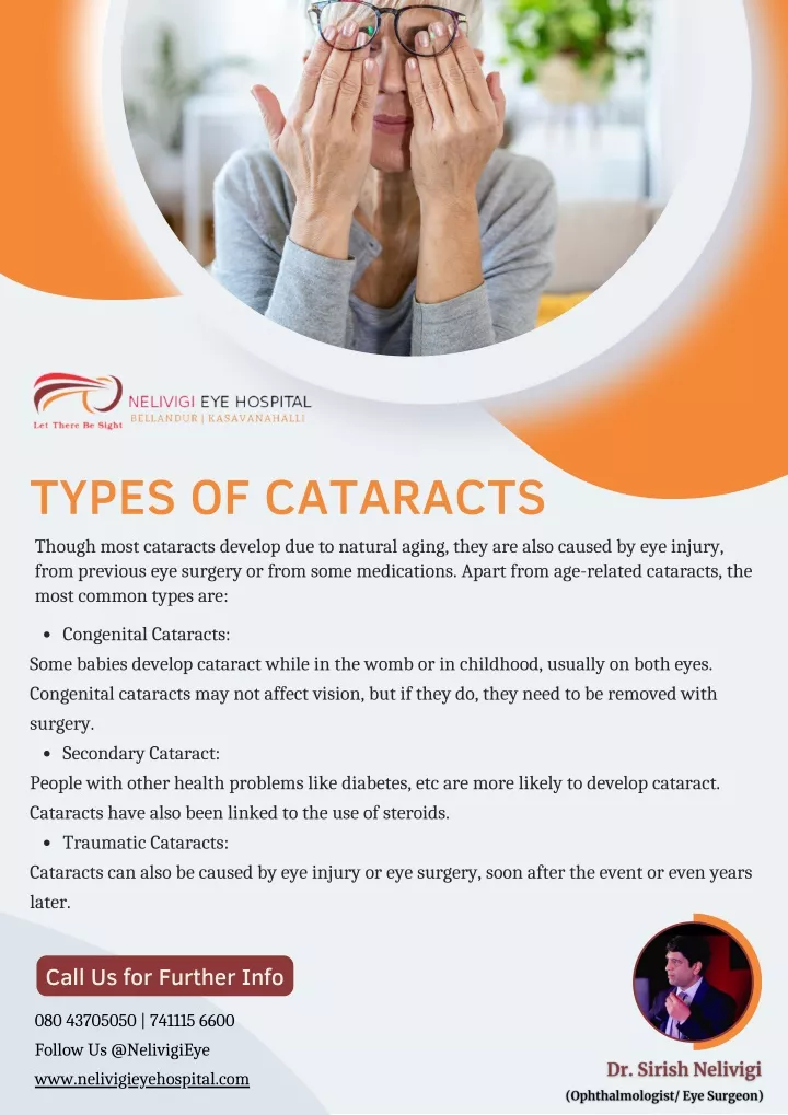 PPT - Types of Cataract | Best Eye Hospital in Bellandur | Nelivigi Eye ...