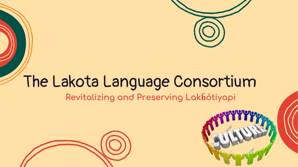 PPT - The Lakota Language Consortium Revitalization Efforts for ...