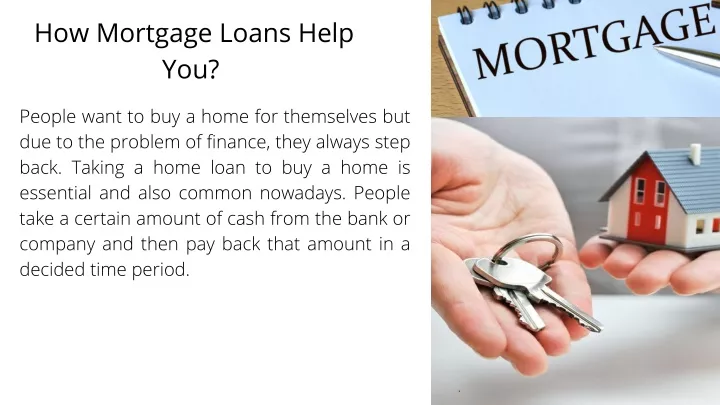 PPT - How Does Mortgage Loan work? PowerPoint Presentation, free ...