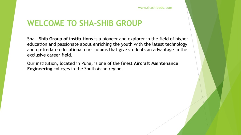 PPT - Aircraft Maintenance Engineering (AME) In Pune,Maharashtra,India ...