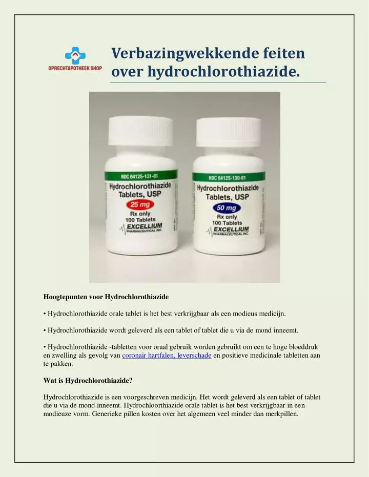 PPT - Verbazingwekkende feiten over hydrochlorothiazide PowerPoint ... PPT - Verbazingwekkende feiten over hydrochlorothiazide PowerPoint ...