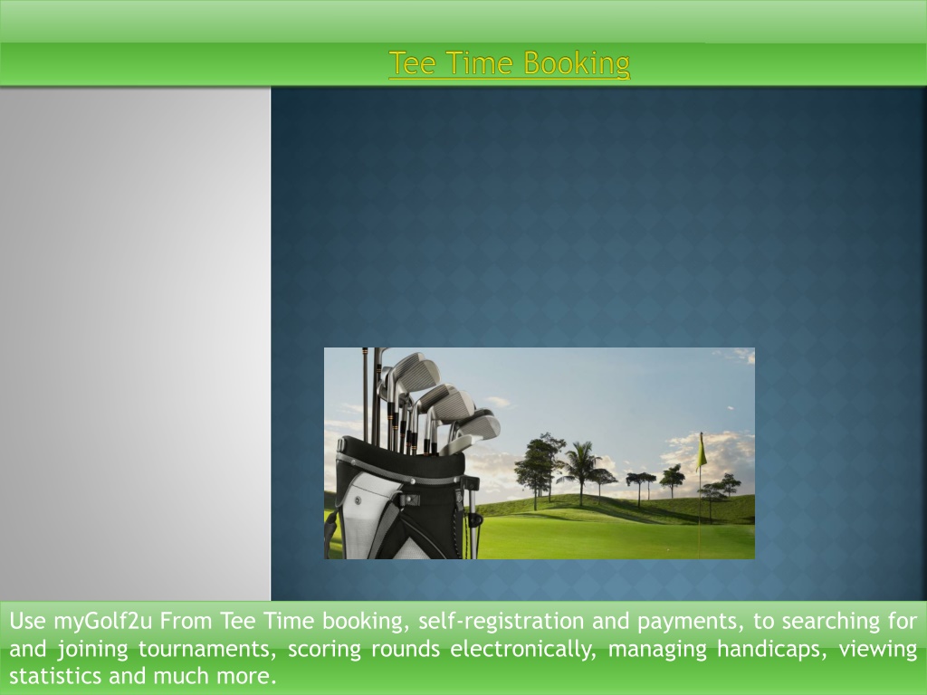 PPT - Top Golf Tee Time Booking website PowerPoint Presentation, free ...