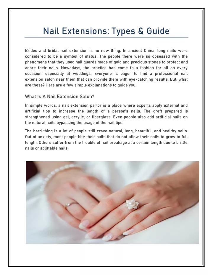PPT - How To Choose The Best Nail Extensions Salon PowerPoint ...