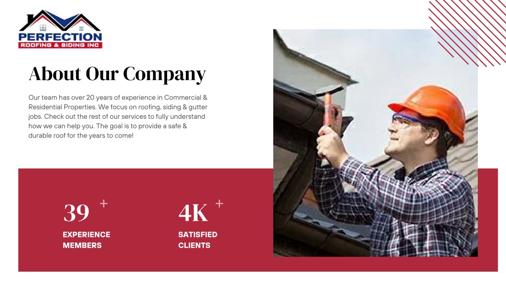 PPT - Roofing Contractors Manchester | Perfection Roofing & Siding Inc ...