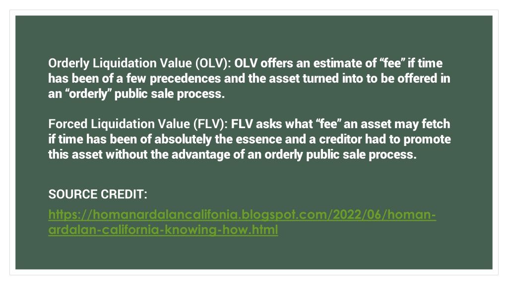 PPT - Homan Ardalan California! - Knowing How Collateral Works ...